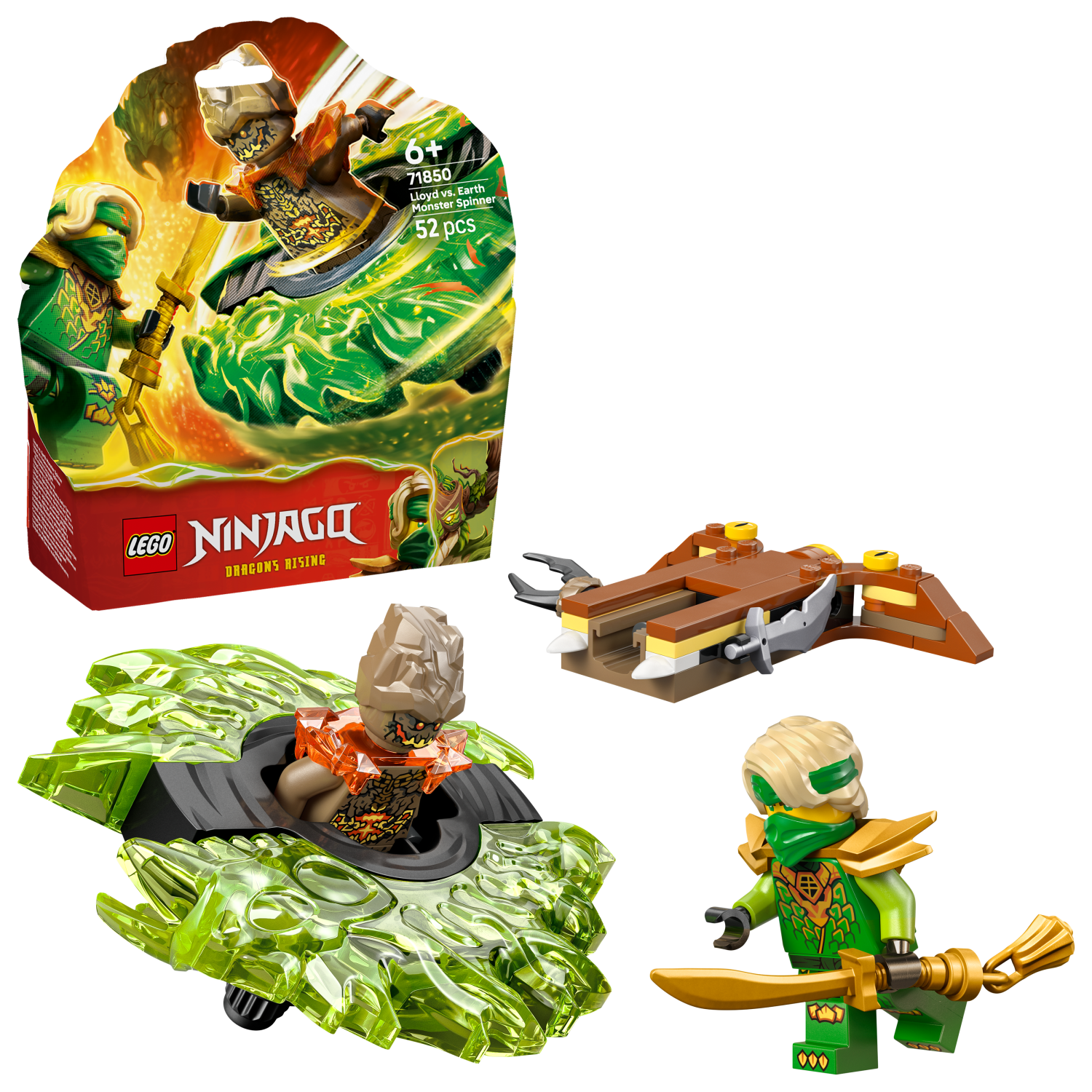 LEGO® Ninjago 71850 Lloyd vs. Earth Monster Spinner | KITSTORE.cz