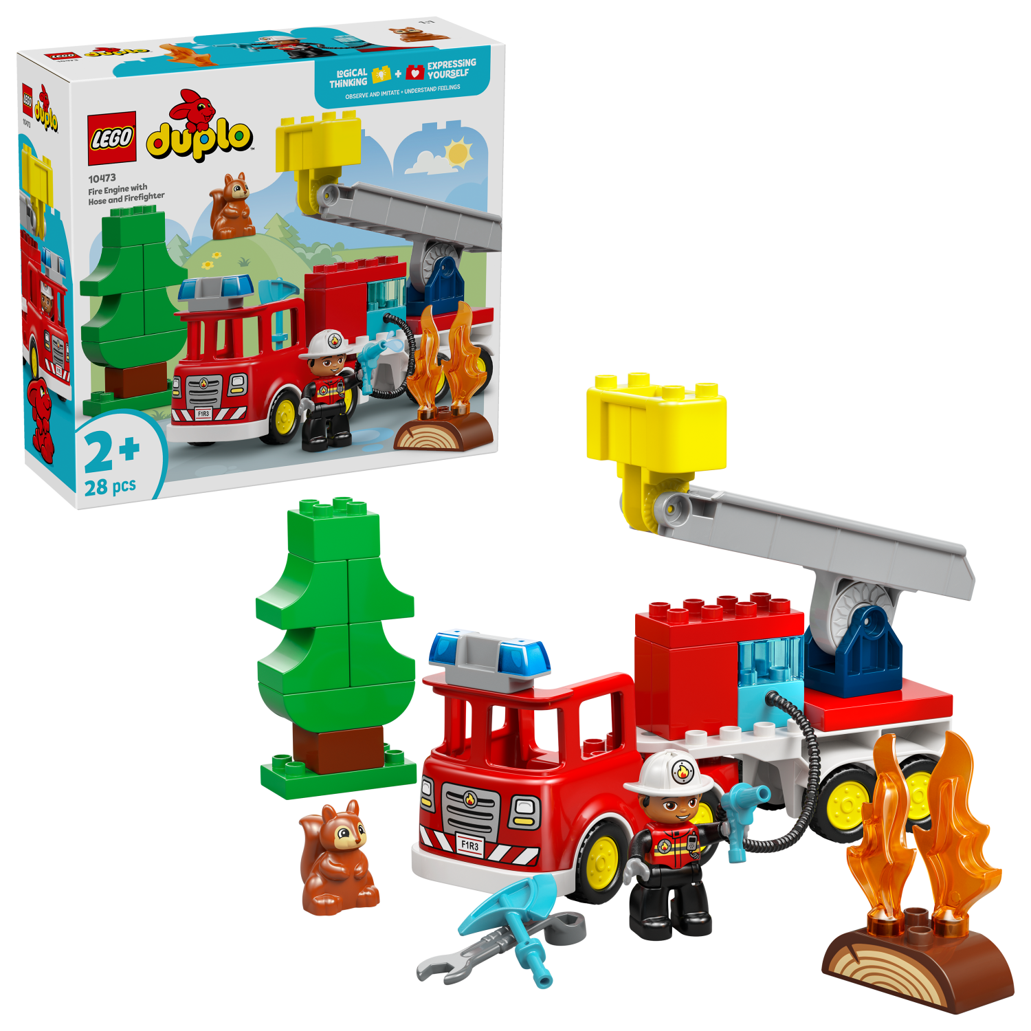 LEGO® DUPLO Town 10473 Le camion de pompiers | KITSTORE.fr