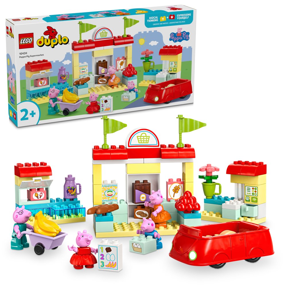 LEGO DUPLO 10434 Peppa Pig Supermarket KITSTORE.cz