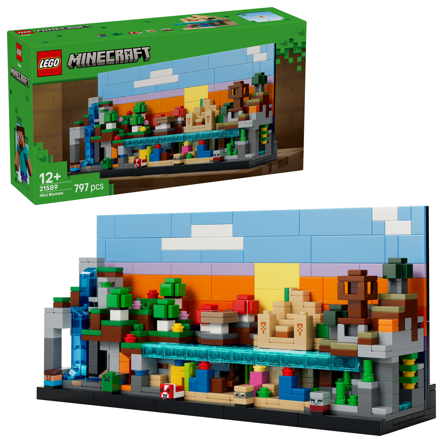 LEGO® Minecraft 21589 Mini biomes | KITSTORE.fr