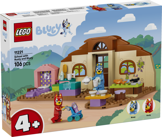 LEGO® Bluey 11221 School with Rusty and Bluey | KITSTORE.cz