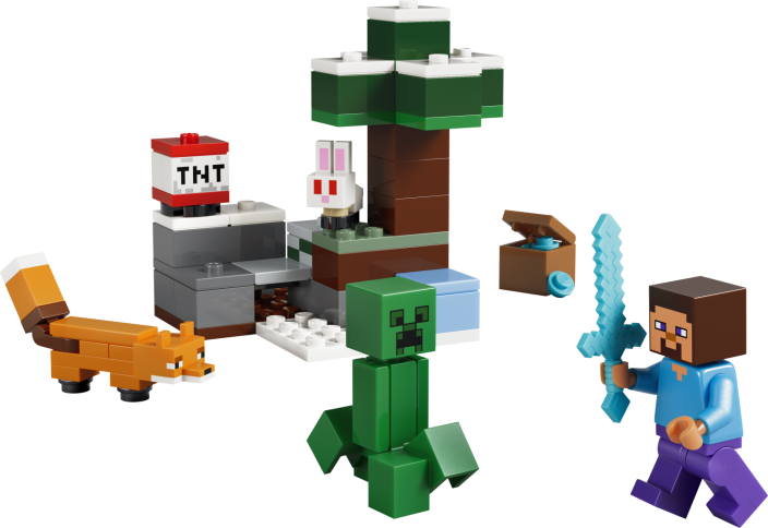 LEGO® Minecraft 21583 Steve's Taiga Adventure | KITSTORE.cz