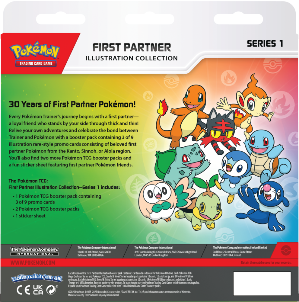 Pokémon TCG: First Partner Illustration Collection - Series 1