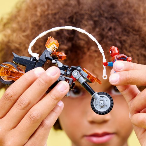 LEGO® | Marvel 76335 Spider-Man vs. Ghost Rider Motorcycle | KITSTORE.cz