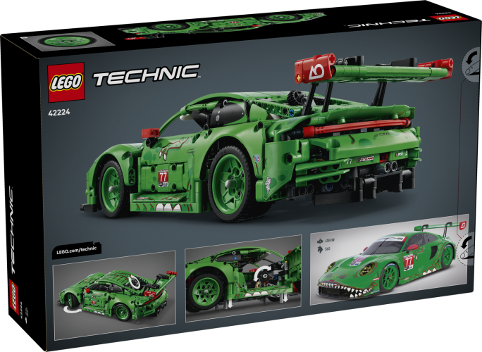 LEGO® Technic 42224 Samochód Porsche 911 GT3 R REXY AO Racing | KITSTORE.pl